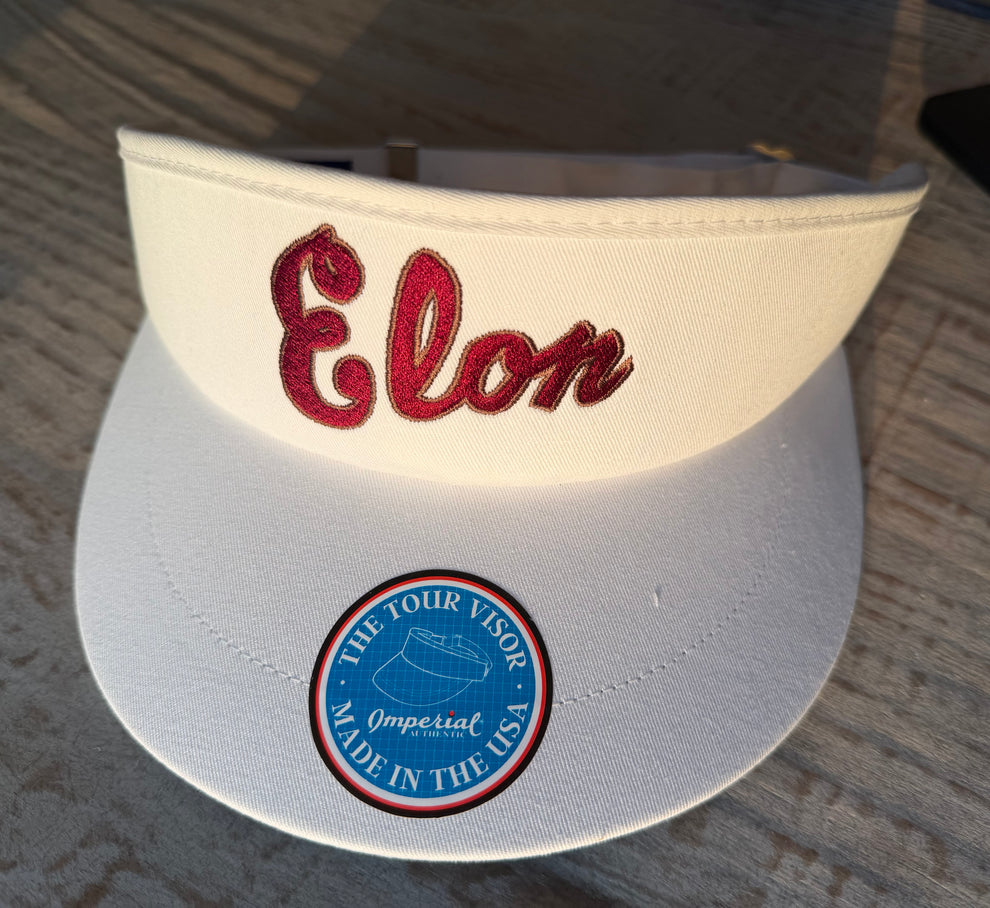 The Imperial "Elon Script" Tour Visor – Swinging Phoenix Golf
